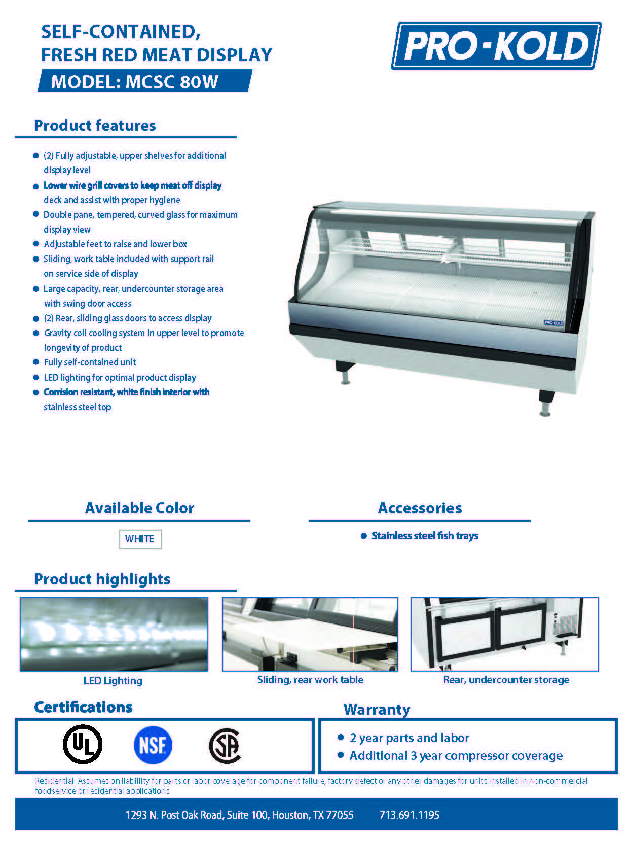 MCSC 80 W – Pro-Kold